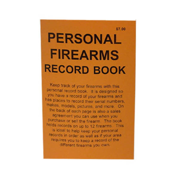 Do Everything Manual Personal Firearms Record Book - Interests - Books ...